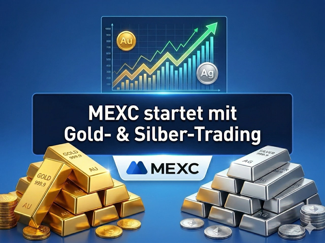 MEXC startet Incentive-Programm für Gold & Silber